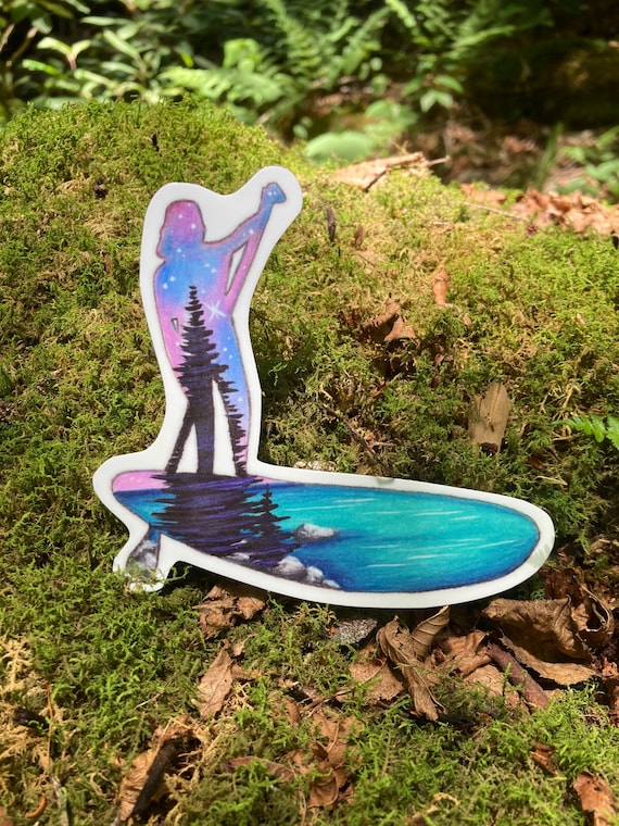 SUP Stand up Paddle Board Sticker - Etsy