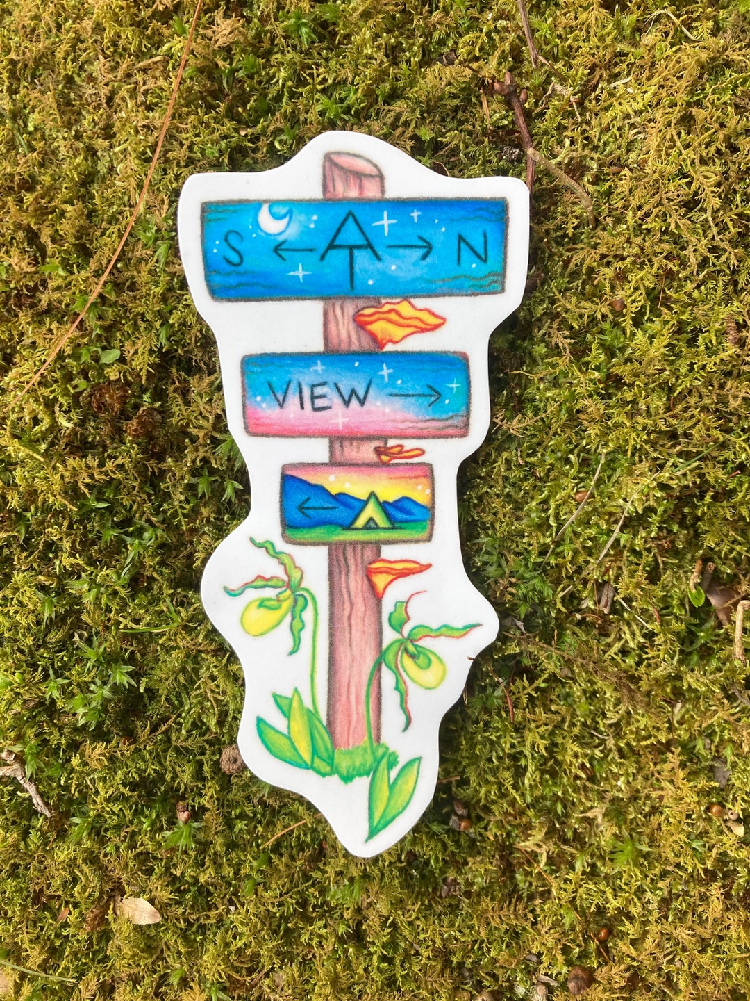 Appalachian Trail Sign Sticker - Etsy