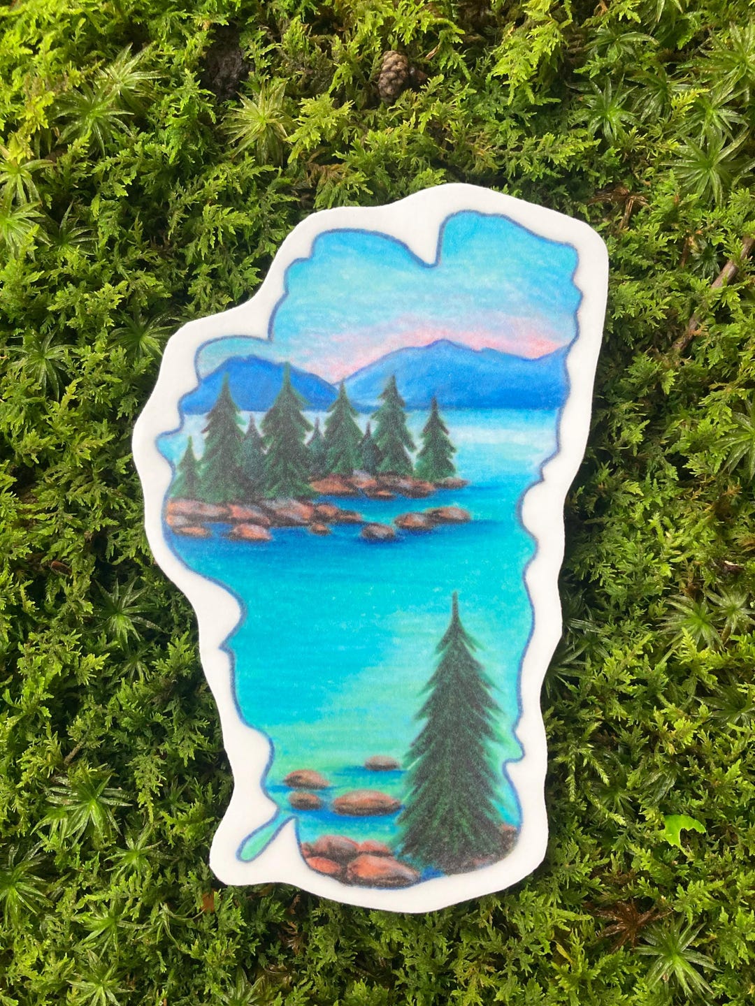 Lake Tahoe Sticker - Etsy