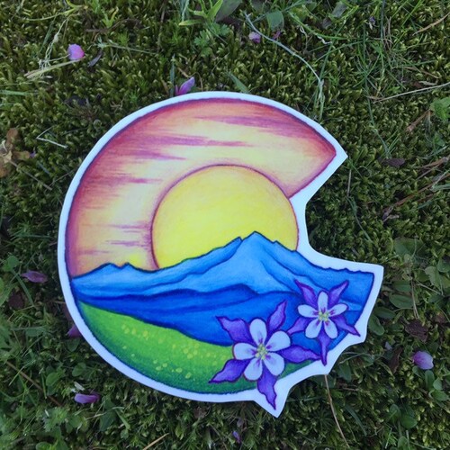 Colorado Sticker - Etsy