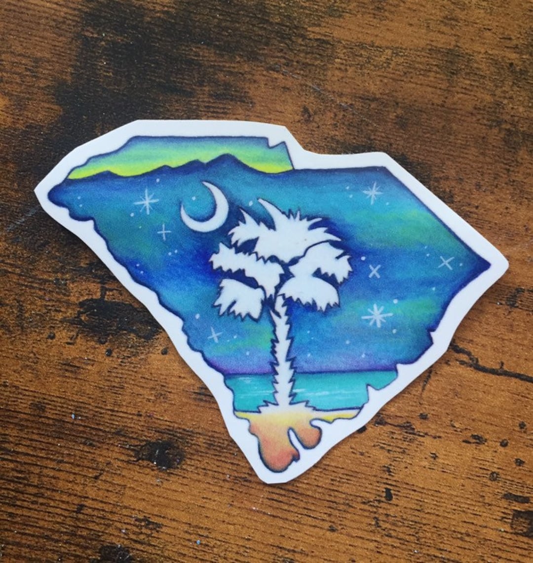 South Carolina Sticker - Etsy