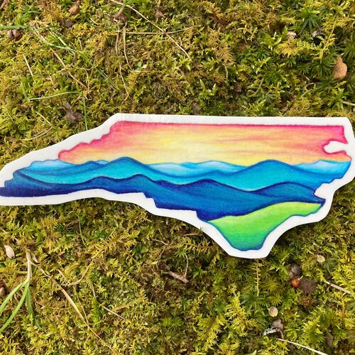 North Carolina Sticker - Etsy