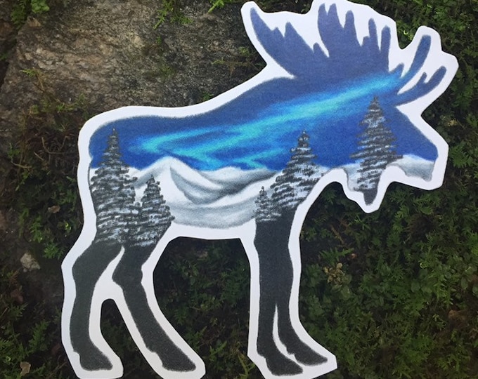 Moose Sticker - Etsy