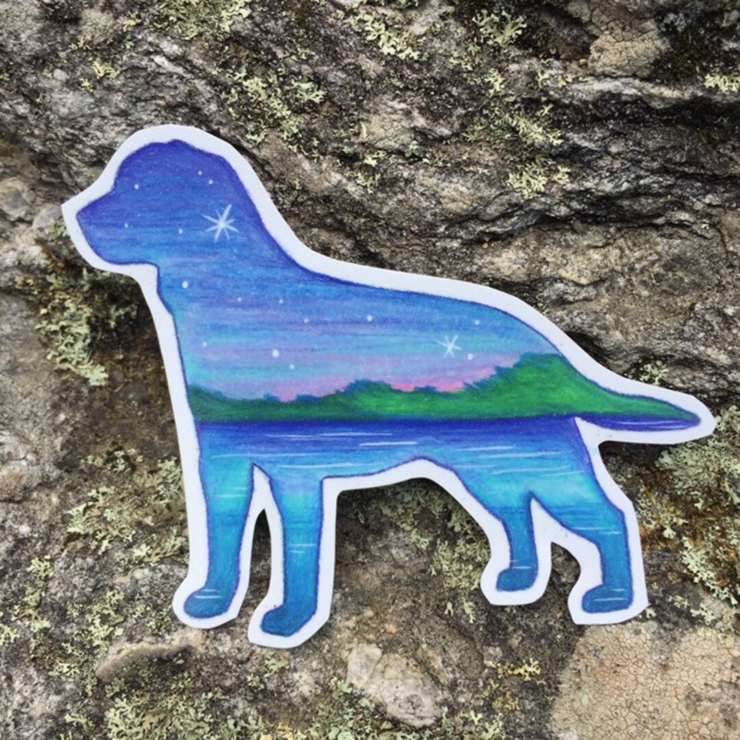 Labrador Retriever Sticker - Etsy