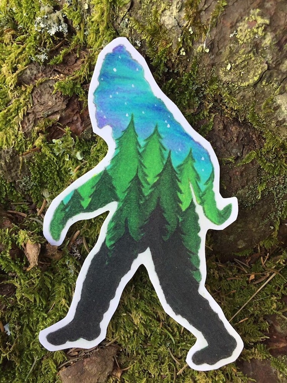 Bigfoot Sticker | Etsy
