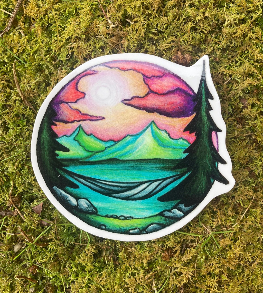 Hammock Sticker. - Etsy