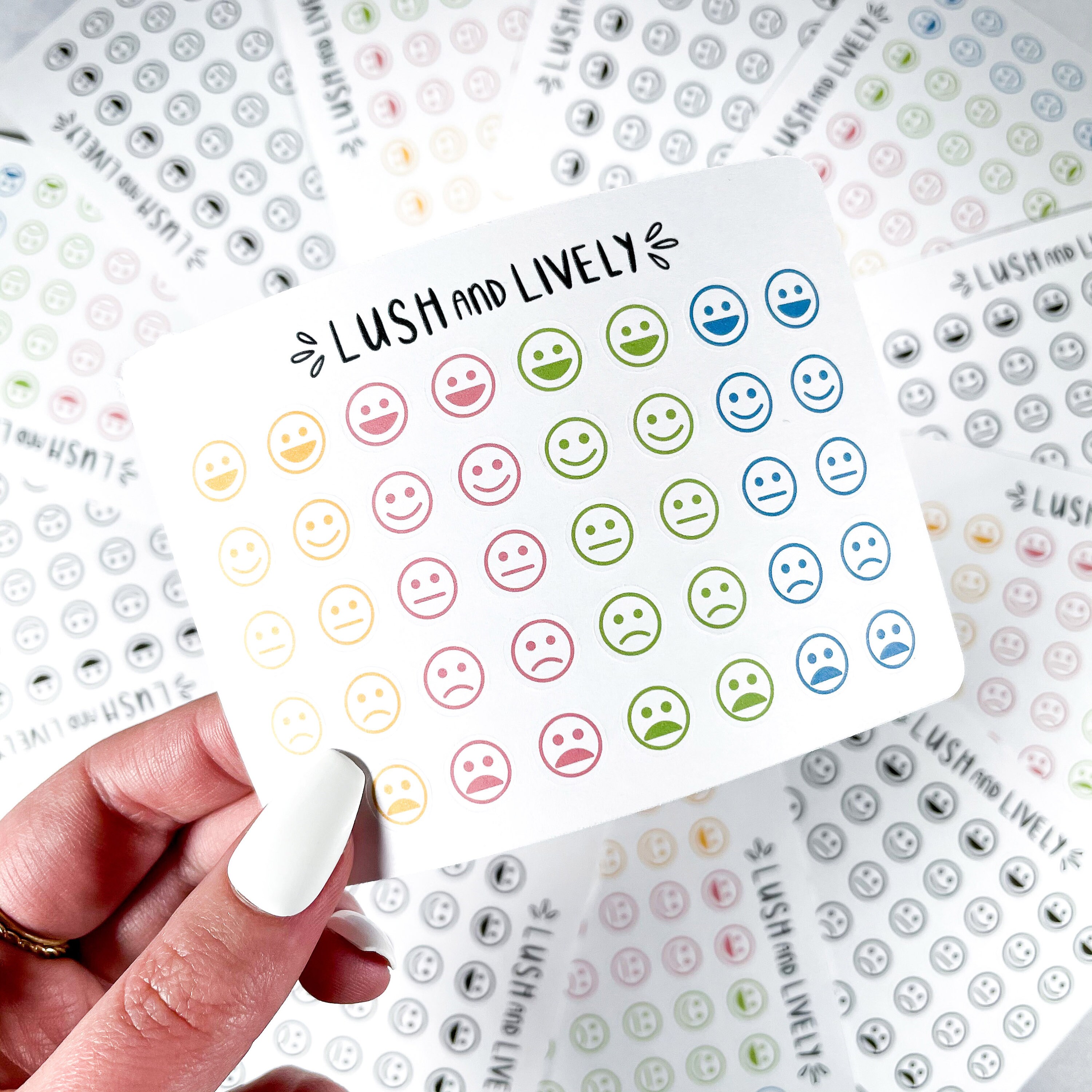 Planner Stickers // Mood Tracker Stickers // Bullet Journal - Etsy