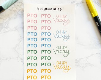 Pto Planner Stickers - Etsy