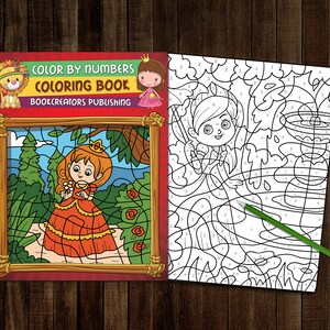 Printable Color by Numbers Coloring Book 35 PDF Coloring - Etsy