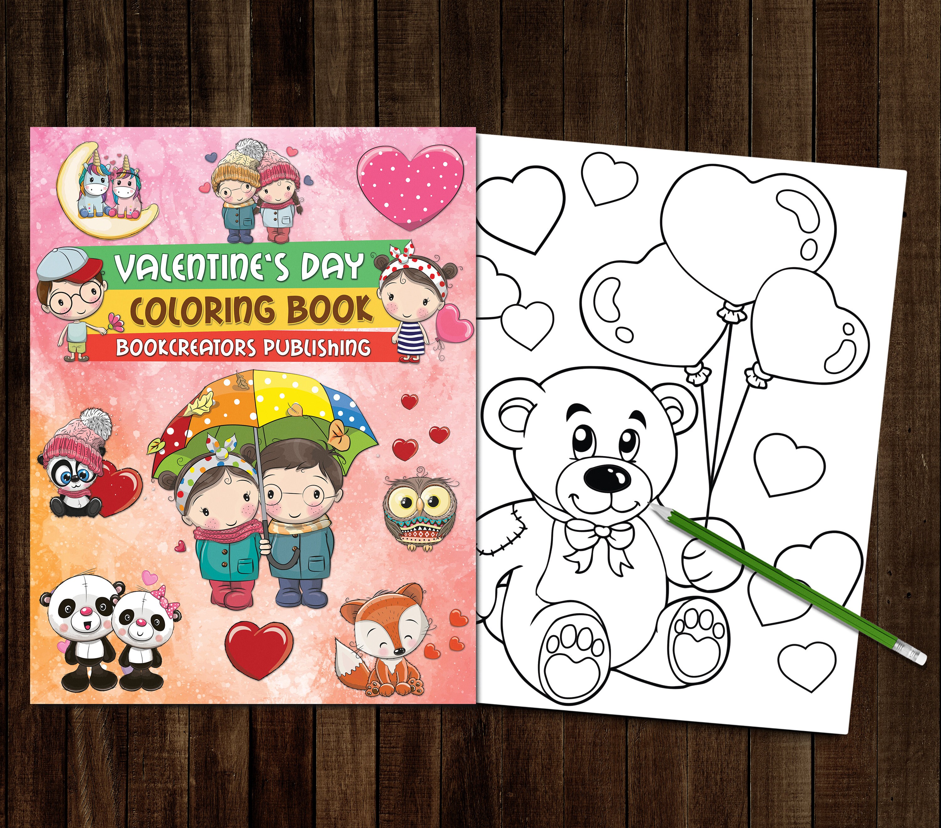 Printable Valentine's Day Coloring Book for Kids 25 Coloring Pages PDF ...