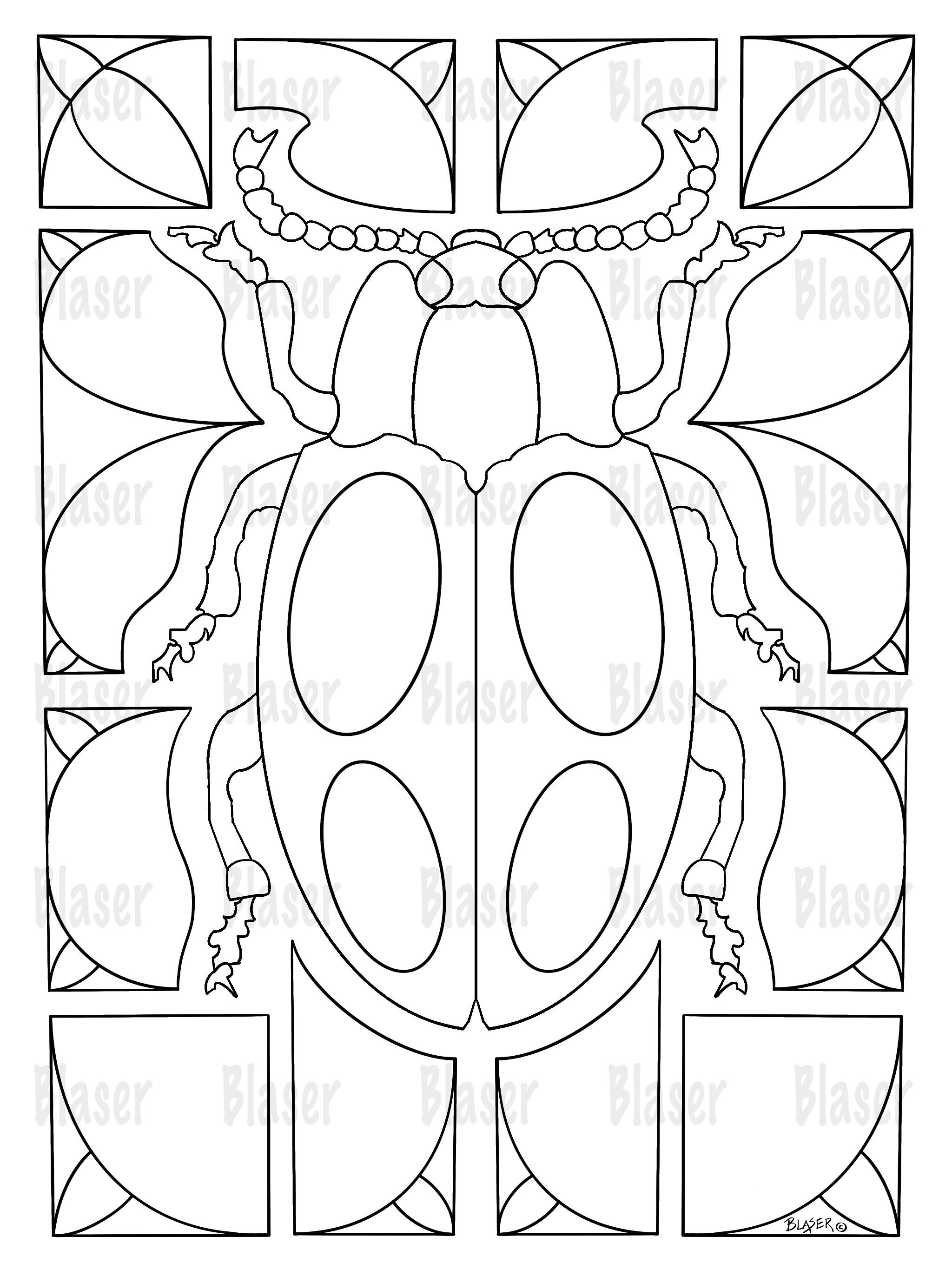 Symmetrical Coloring Pages