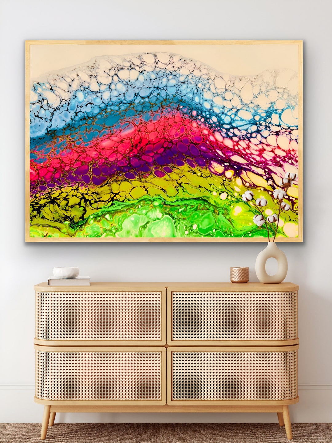 Colour Your Life Abstract Digital Print - Etsy