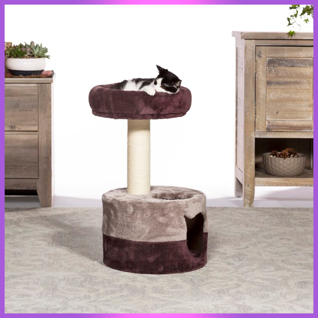 Kitty King Cat Tree Unique Cat Trees Luxury Cat Lover Gift - Etsy