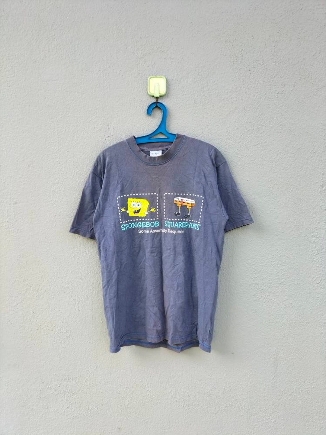 Vintage 00s Spongebob Square Pants Fade Blue Tshirt - Etsy