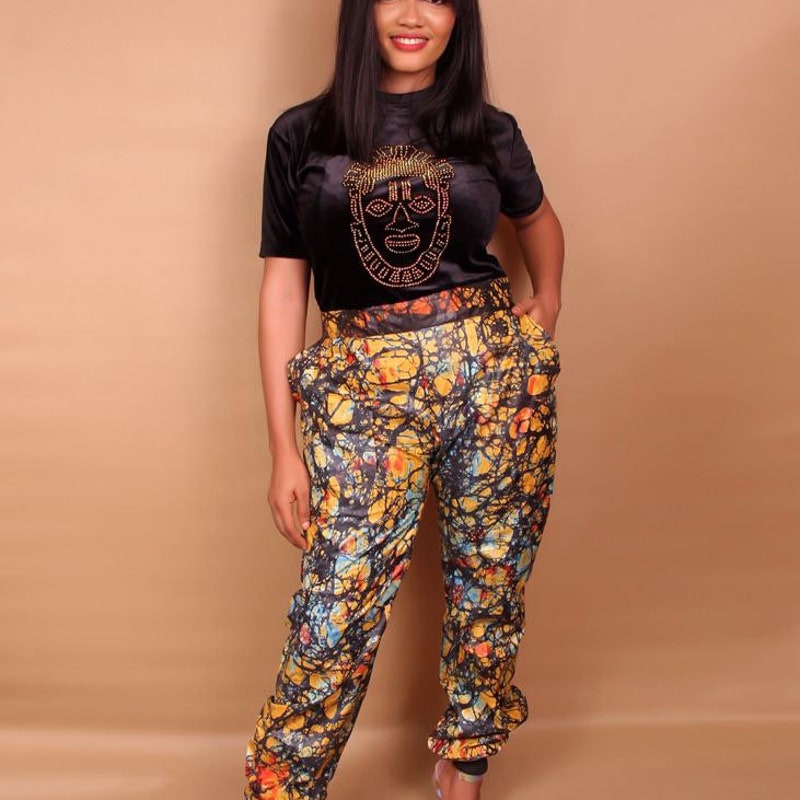 African Jogger Pants - Etsy