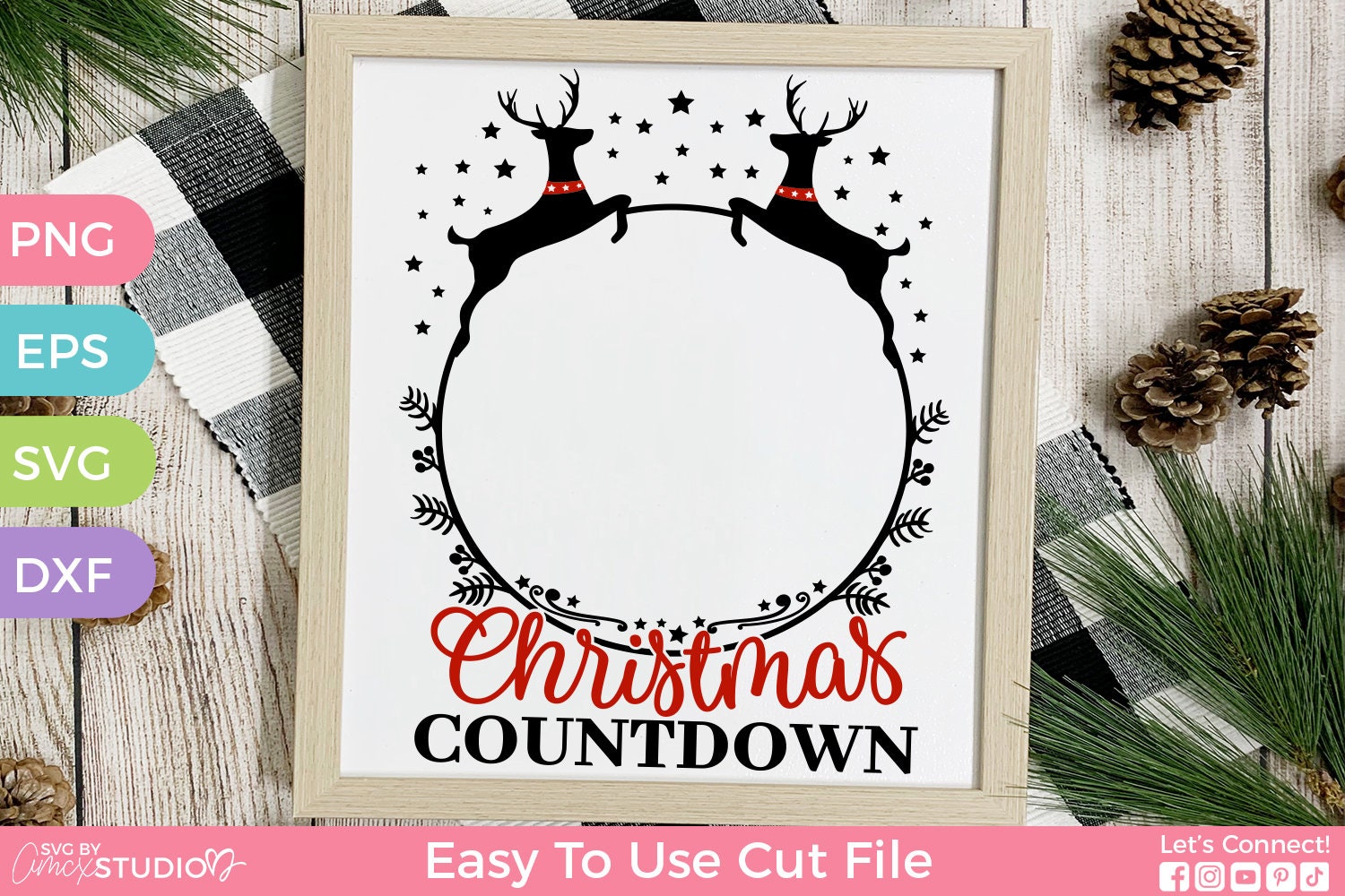 Christmas Countdown SVG Bundle Christmas SVG Design Bundle - Etsy