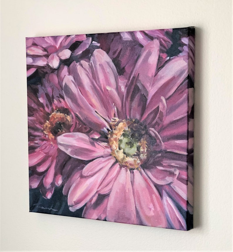 Oil Painting/ 12" X 12" / Floral Painting/ Impressionist/ Original Art ...