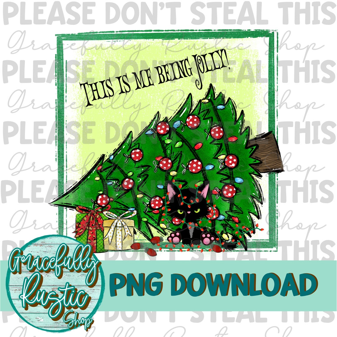 This is Me Being Jolly Grumpy Cat PNG - Etsy