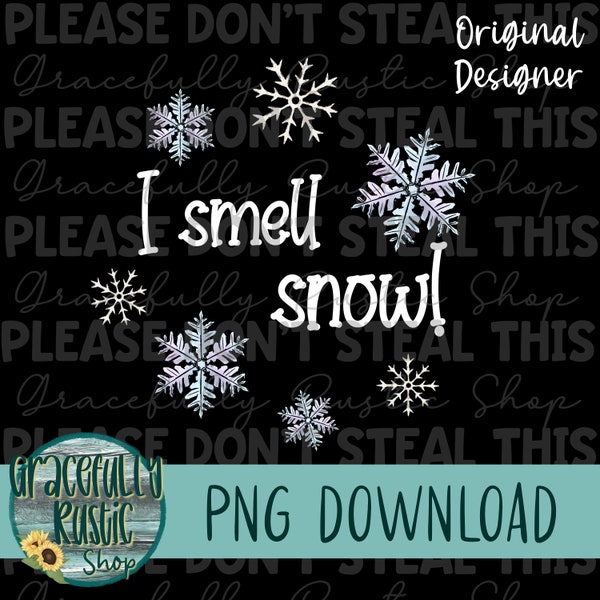 I Smell Snow - Etsy