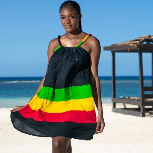 Rasta Crochet Dress - Etsy