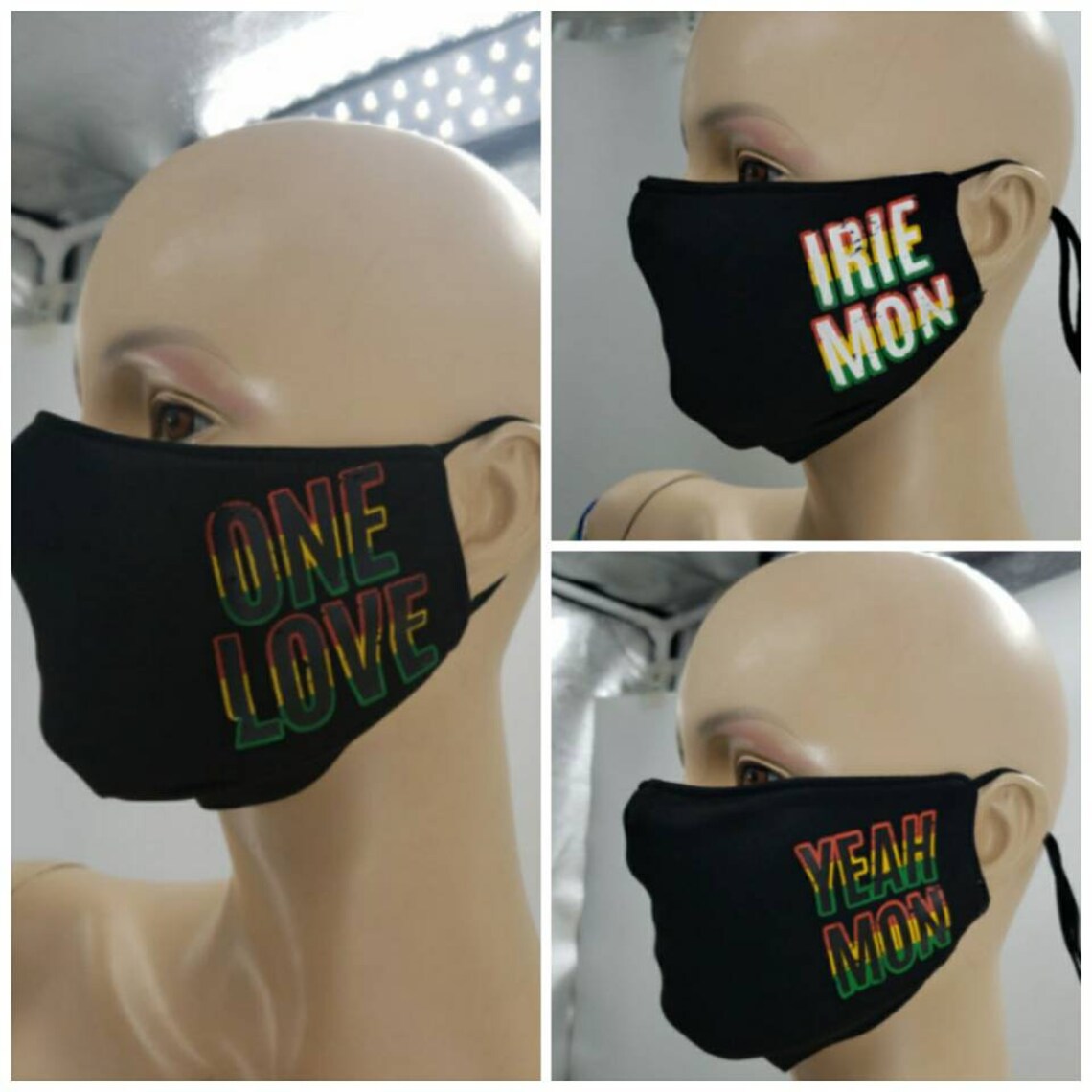 Rasta Jamaican Masks - Etsy