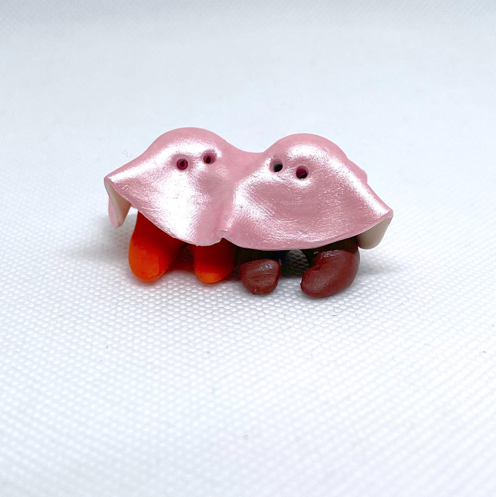 Polymer Clay Romantic Gift - Couple of Ghosts - Cute Couple - Lovers ...