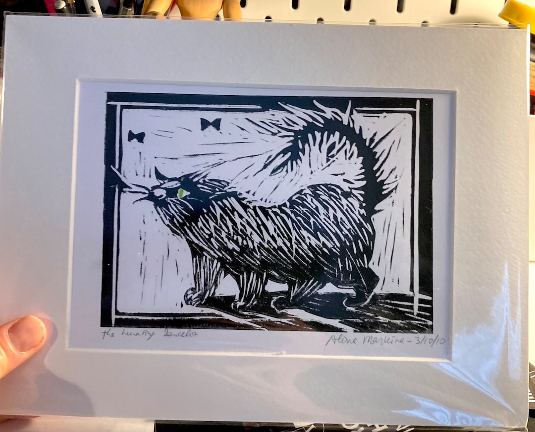 Wall Art for Home and Office - Linocut (hand Printed) - the Hunting ...