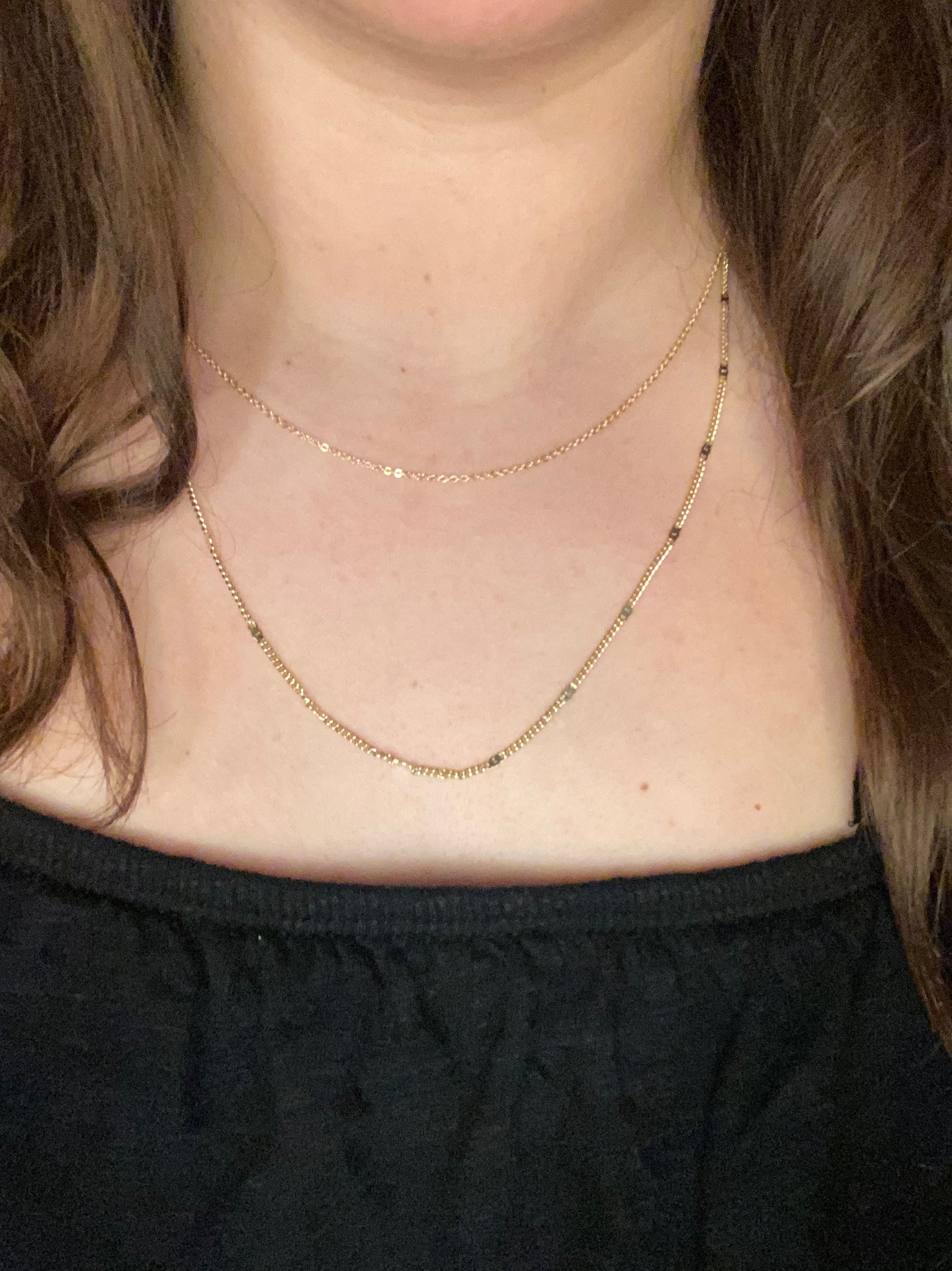 Gold Tiered Necklace - Etsy