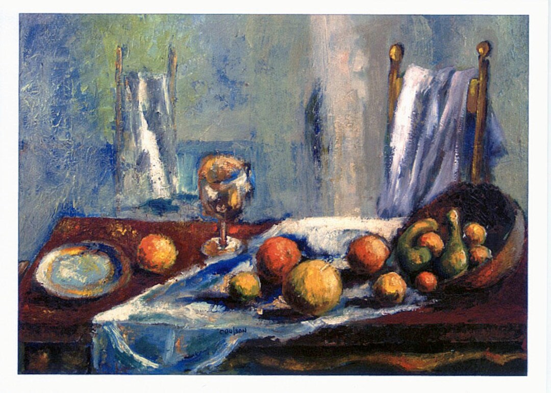 Still Life - #47 - 4 Art Cards Featuring This Acrylic Painting by ...