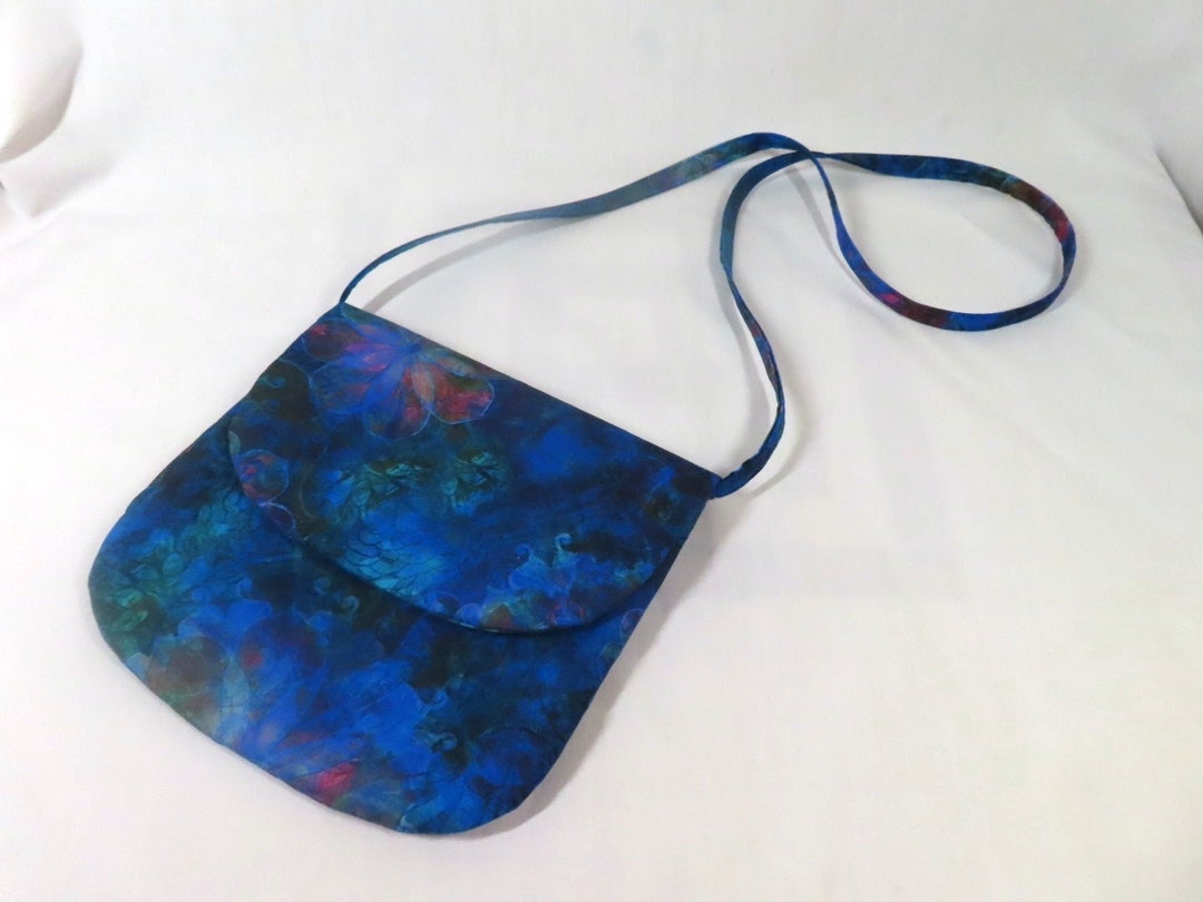Vibrant Royal Blue Crossbody Bag - Etsy