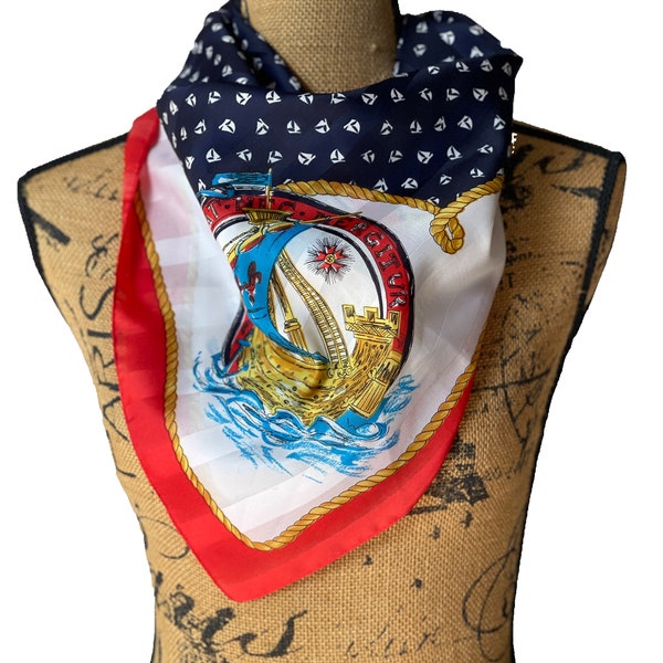 Nautical Scarf - Etsy