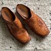Vintage Lucchese Western Leather Tooled Slip on Mules Cowgirl Rodeo - Etsy