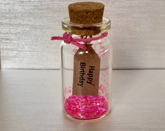 Mini Message in a Bottle Keepsake / Gift / Favour - Etsy UK