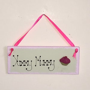 Mummy Handcrafted Gift Plaque. I Love You Big Mummy yummy Mummy Laura ...