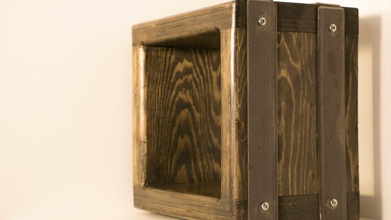 Industrial Steel-banded Shadow Box - Etsy