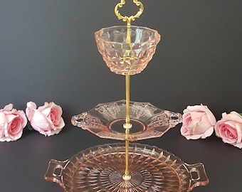 Glass Cupcake Stand Tier - Etsy