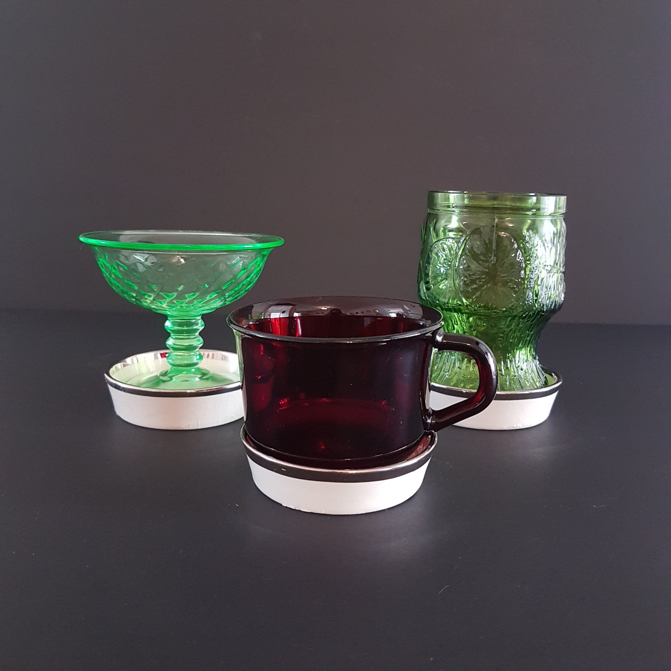 Sandland Ware, Lancasters English Ware Set of 3 Coasters, Sandland ...