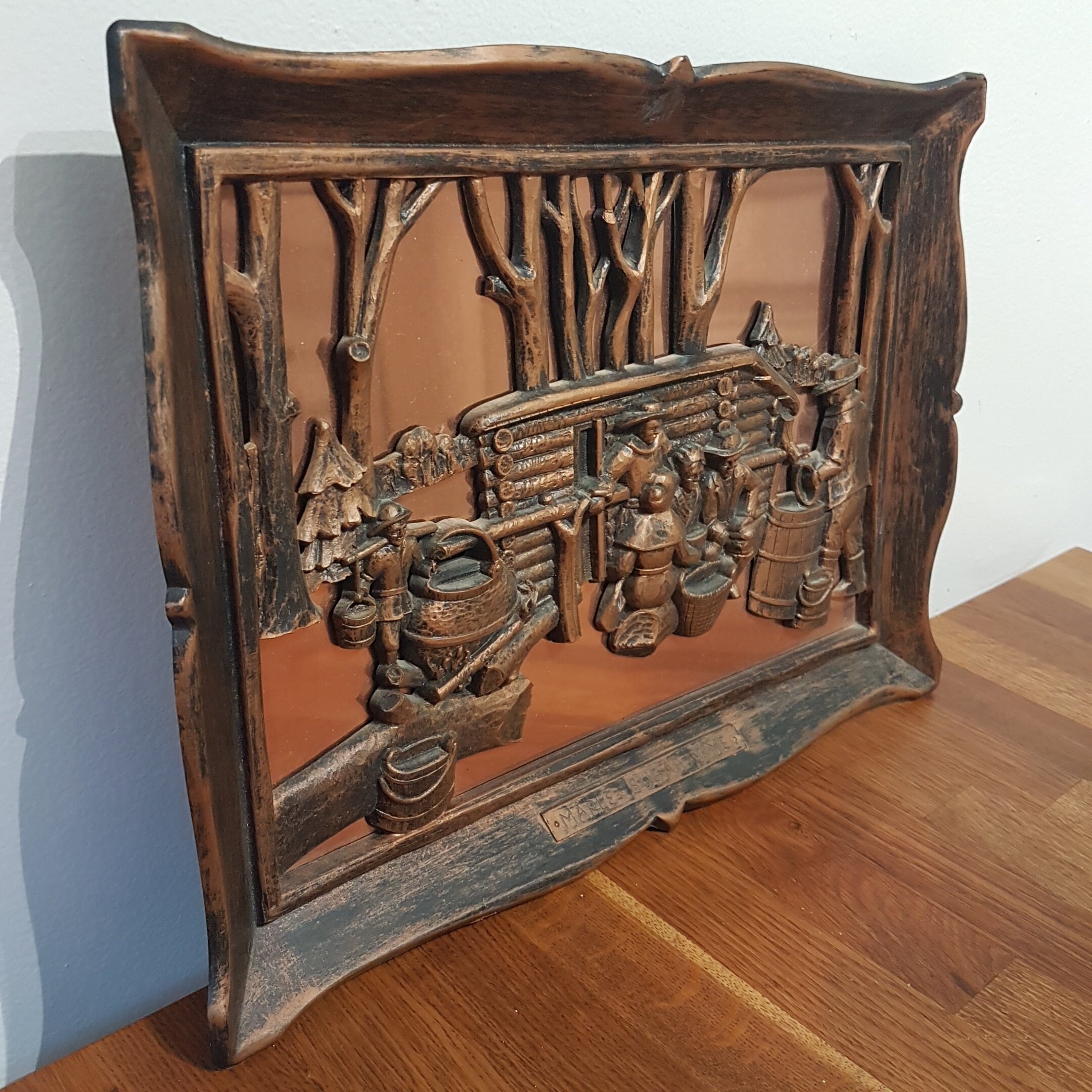 Coppercraft Maple Sugar Time Copper Wall Art