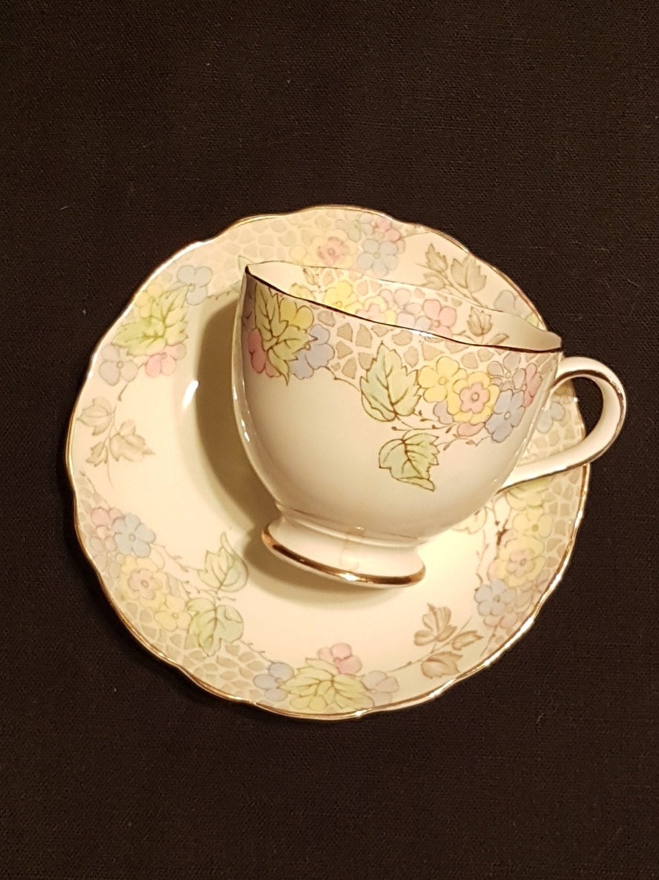 Vintage Radford Bone China / Fenton England / Cythnia Pattern / Teacup ...