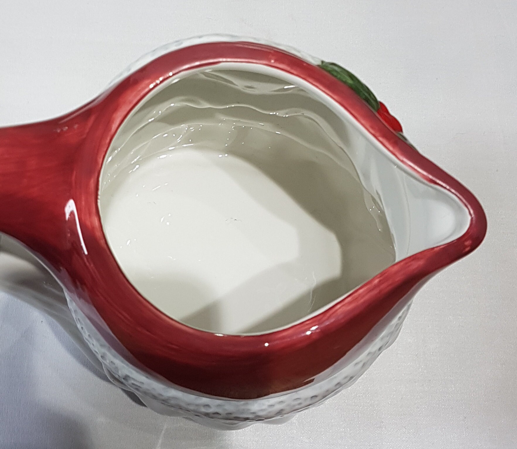 Ceramic Santa Pitcher Jug, Christmas Entertaining, Christmas Table Decor