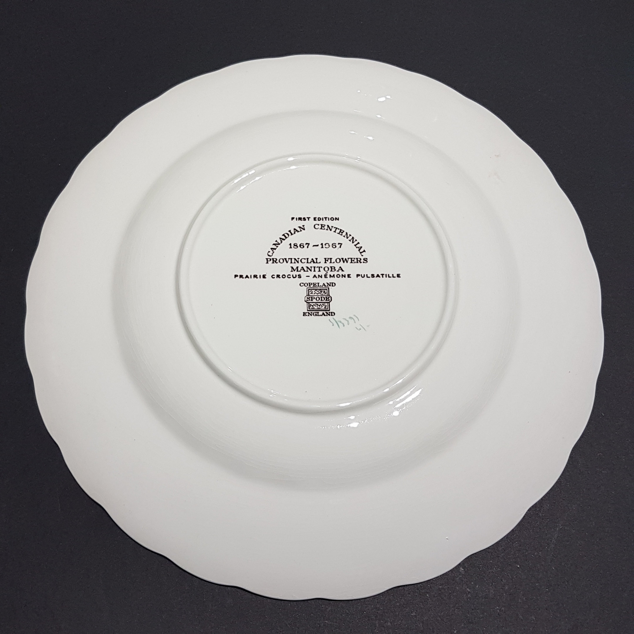 9 Plate Copeland Spode 1967 Canadian Centennial Provincial Flowers ...
