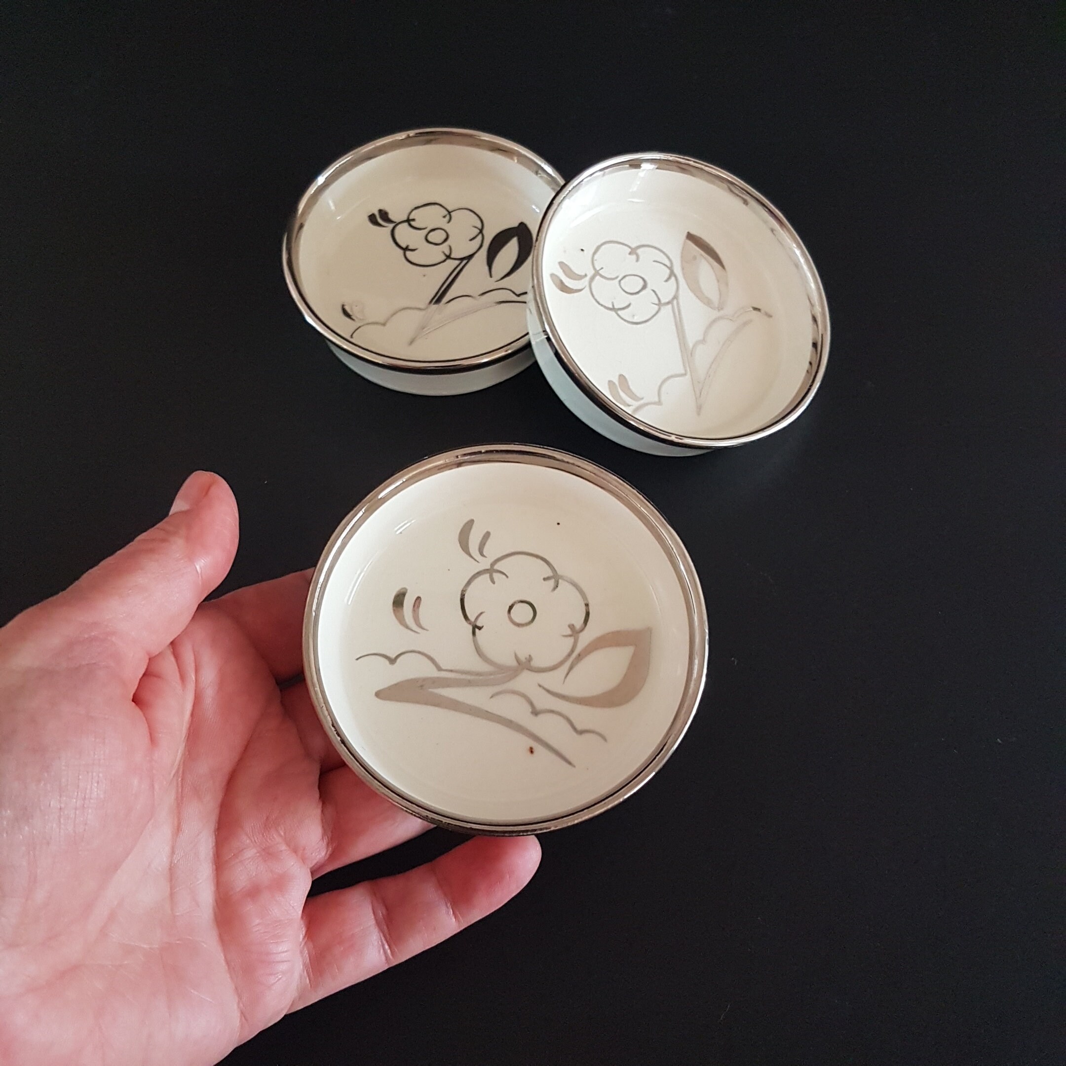 Sandland Ware, Lancasters English Ware Set of 3 Coasters, Sandland ...