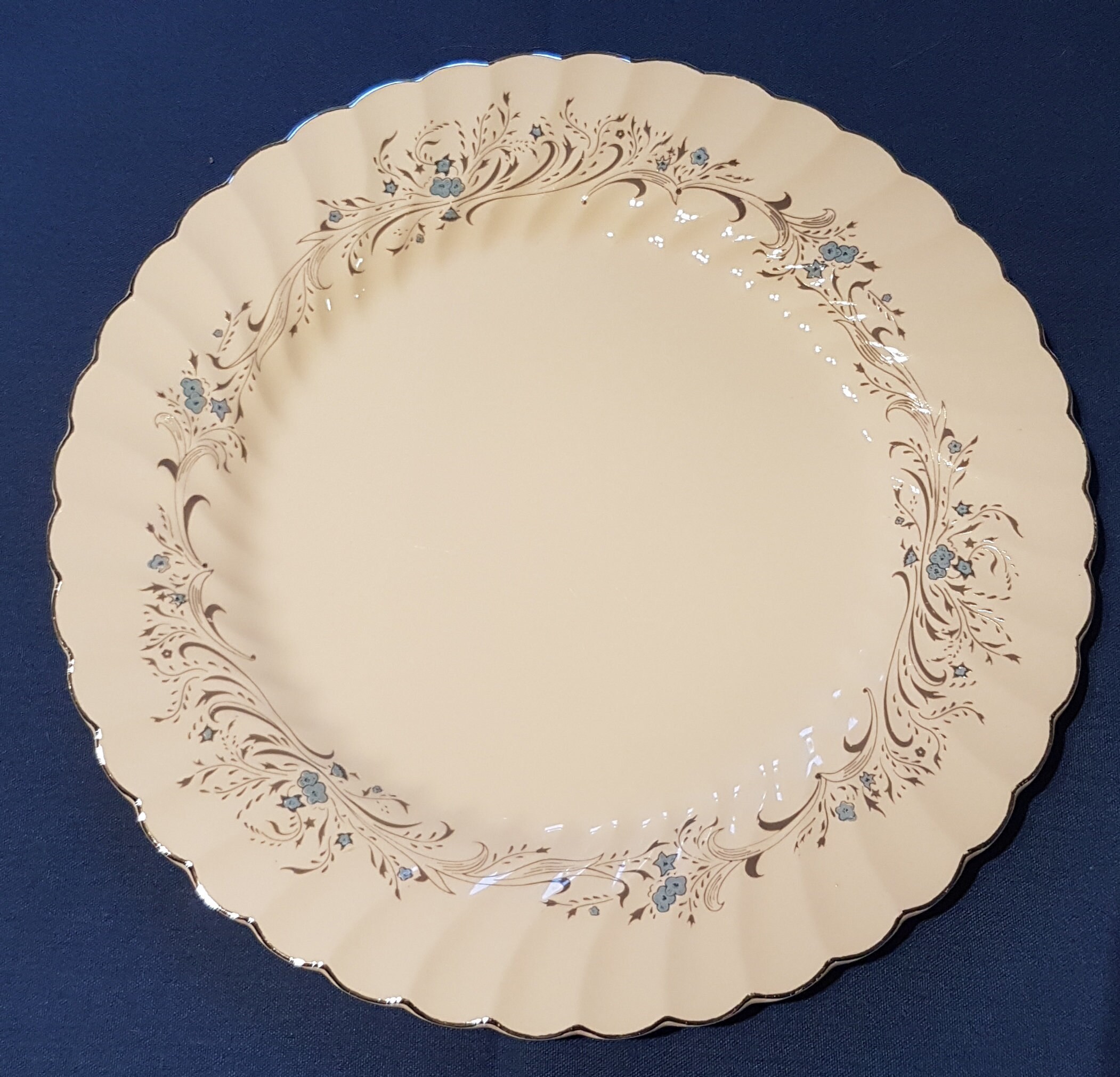 Set of 9 Vintage Dinner Plates, Johnson Brothers Ironstone