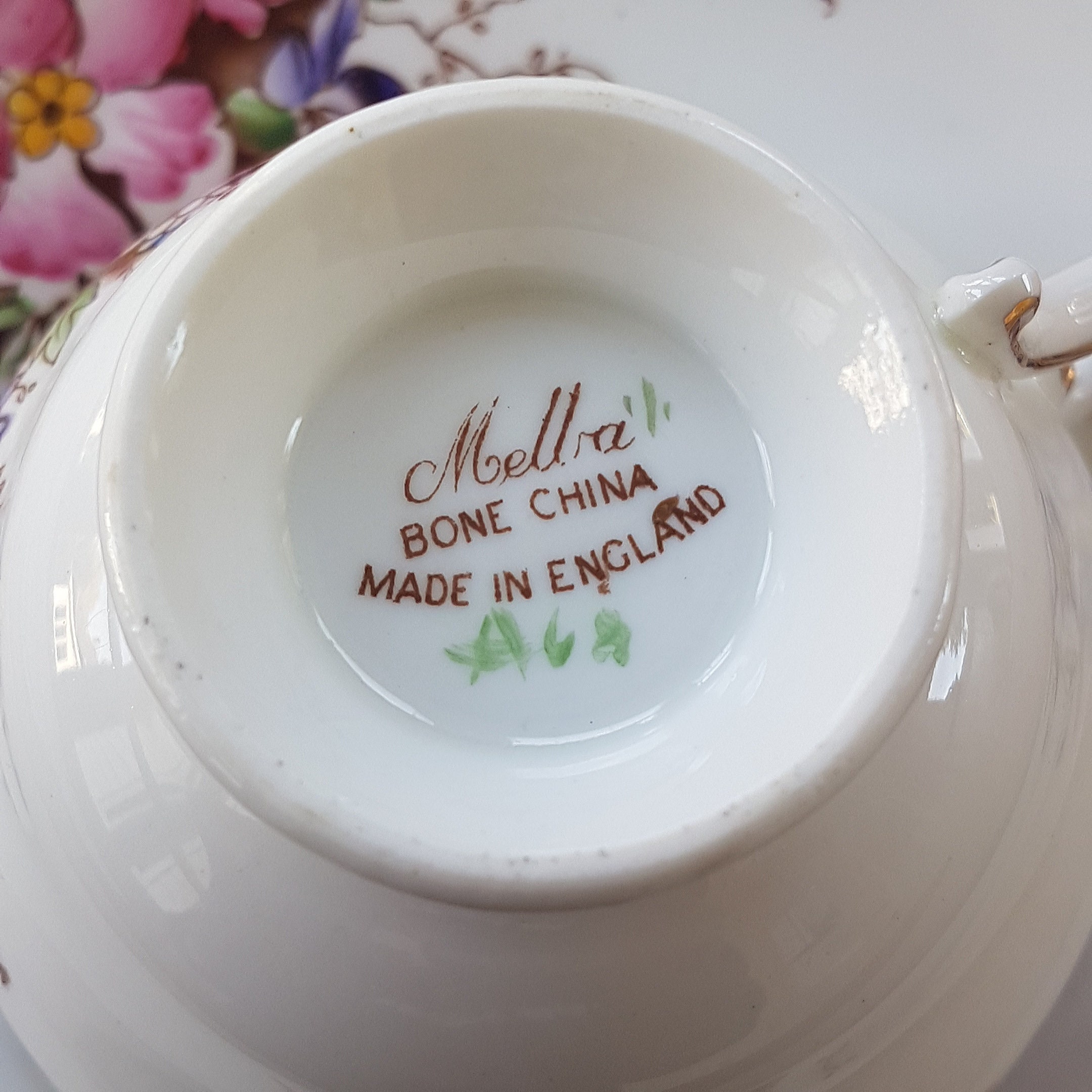 Tea Cup and Saucer, Vintage Melba Bone China by Mayer and Sherratt ...