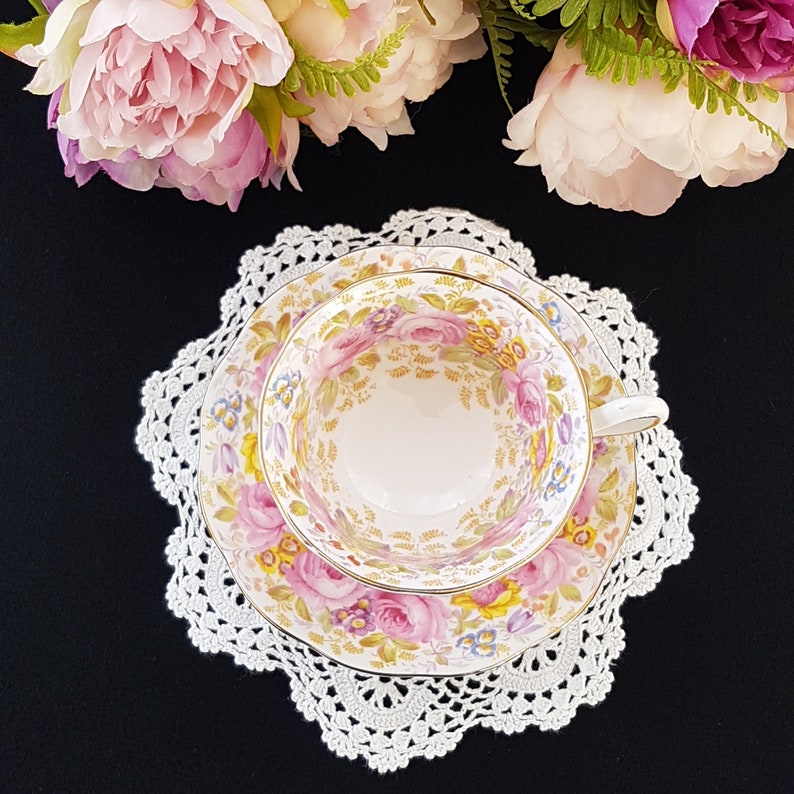 Royal Albert Teacup, SERENA Tea Cup and Saucer, Vintage English Bone ...