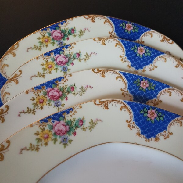 Antique Porcelain Dinner Plates - Etsy