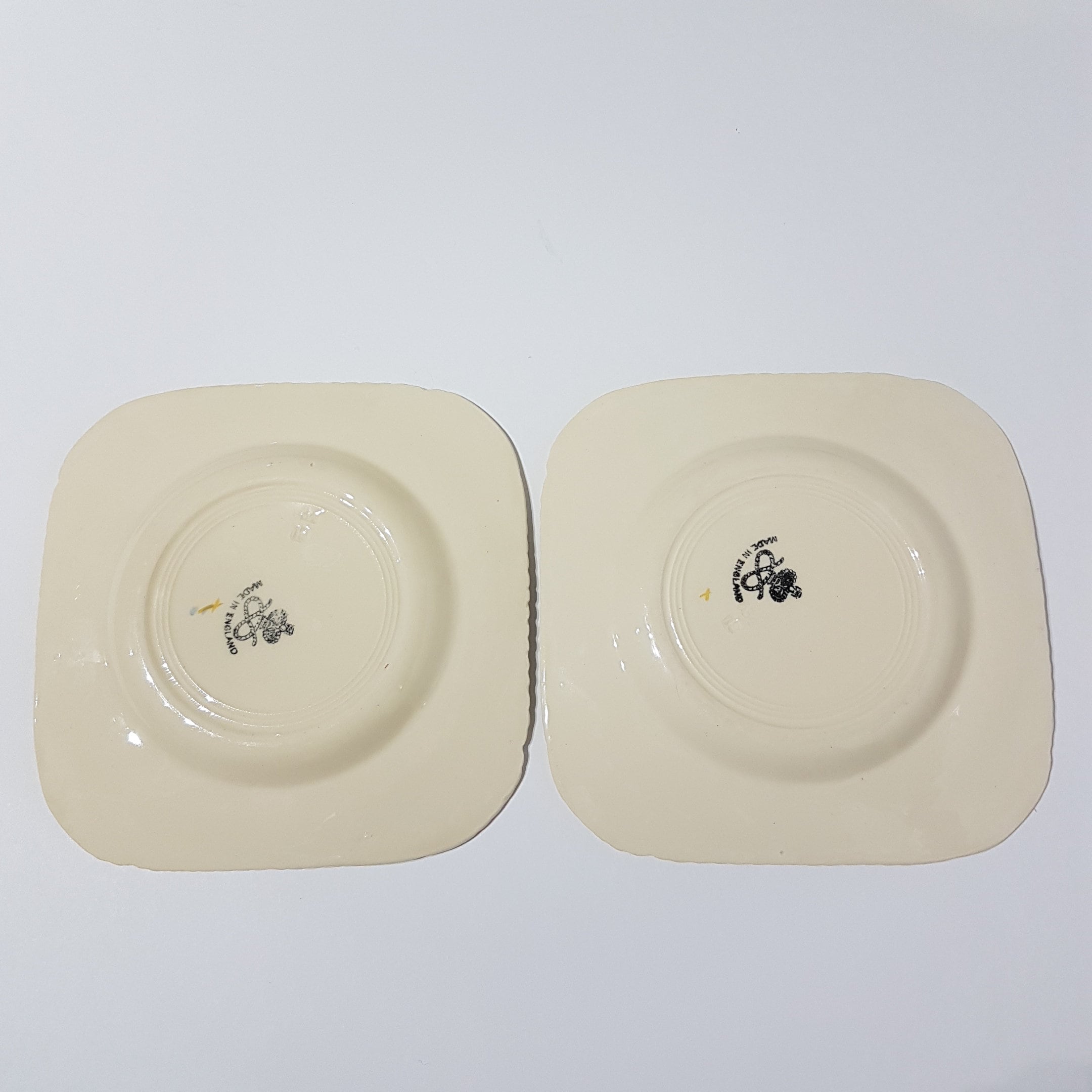 Myott Staffordshire England, Art Deco Side Plates, Set of 6, (1920-1949)