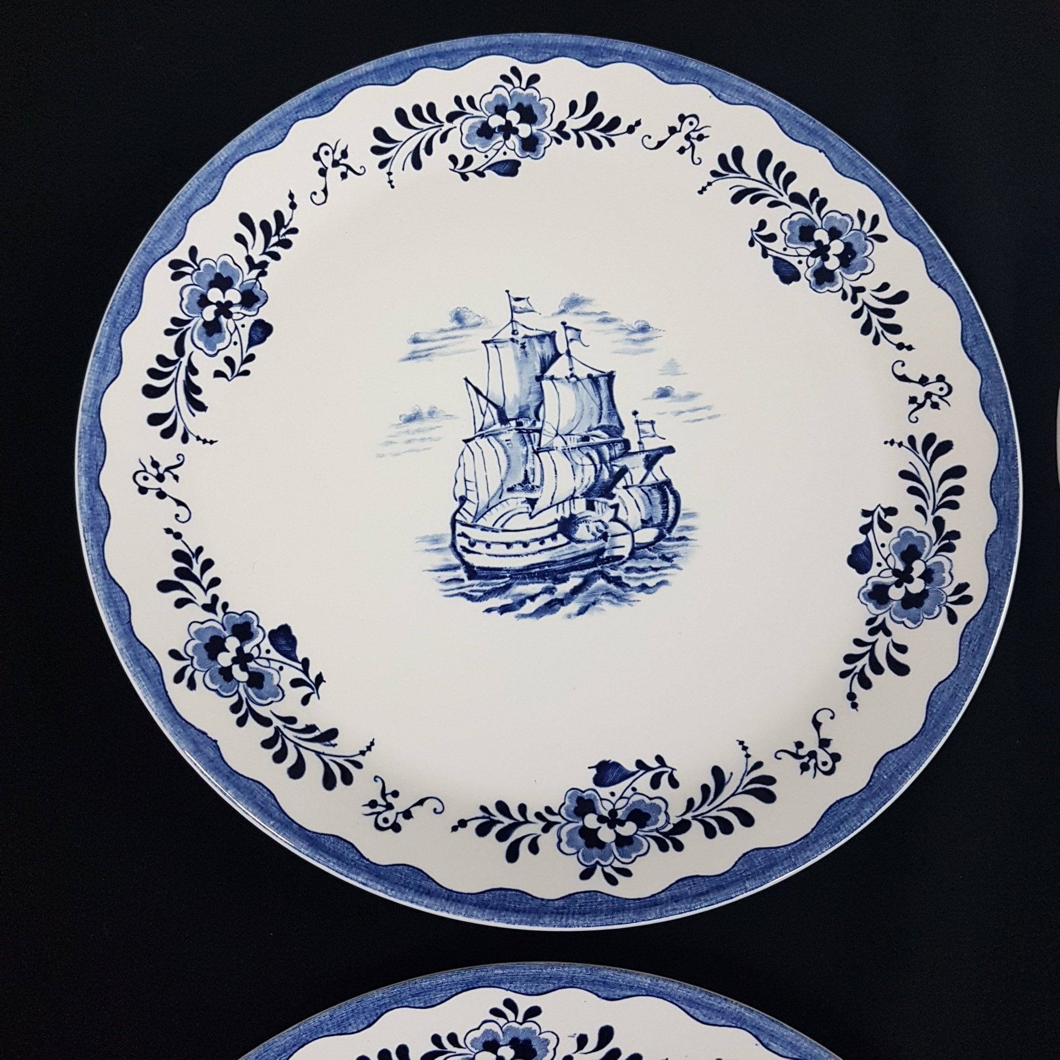 Johnson Brothers HOLLAND Blue Scenes, Dutch Theme Blue Transferware on ...
