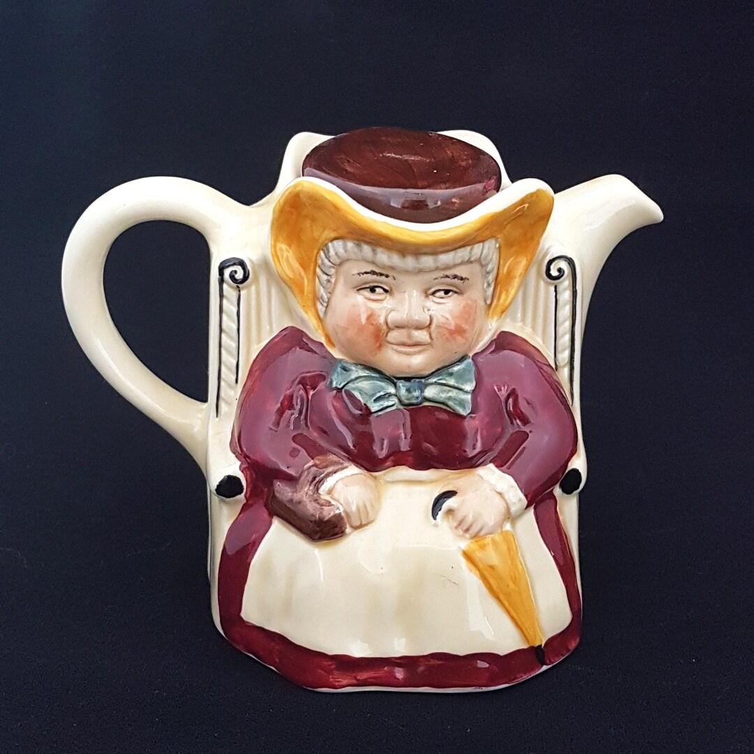 Vintage Darby and Joan Double Sided Tea Pot, Tony Wood Pottery ...