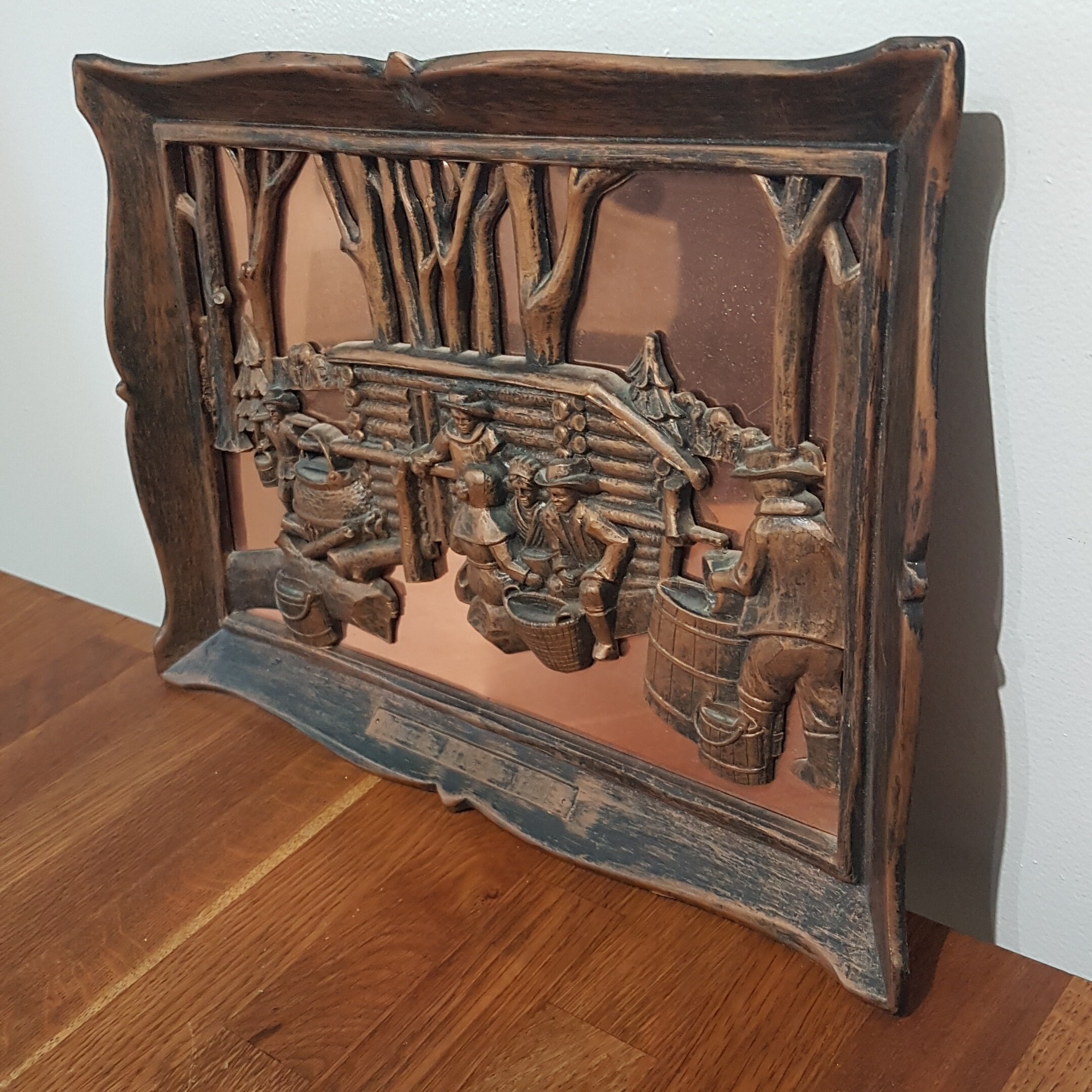 Coppercraft Maple Sugar Time Copper Wall Art